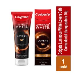 Crema Dental Colgate Luminous White Lovers Café x 70gr - La Vaquita