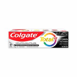 Crema Dental Colgate Total 12 Carbón Activado x 75ml - La Vaquita