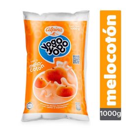Alimento Lácteo Yogo Yogo Melocotón En Bolsa x 1000ml - La Vaquita