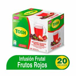 Infusión Caliente Tosh Frutos Rojos x 24gr x 20 Unidades - La Vaquita