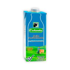 Leche Colanta Semidescremada Tetra x 1000ml - La Vaquita