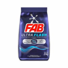 Detergente En Polvo Fab Ultra Flash x 3000gr - La Vaquita