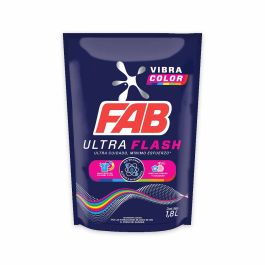 Detergente Líquido Fab Ultra Flash Color Doypack x 1800ml - La Vaquita