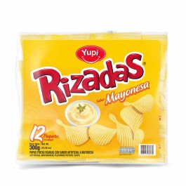 Papas Rizadas Sabor A Mayonesa x 300gr x 12 Unidades - La Vaquita