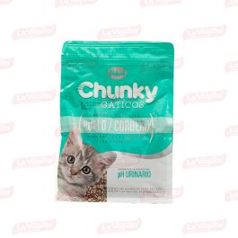 Alimento Para Gato Chunky Adulto Sabor A Pollo Y Cordero x 500gr - La Vaquita