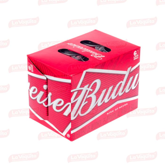 Cerveza Budweiser 269m Lata Sixpack - La Vaquita