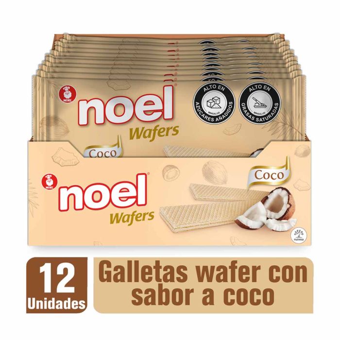 Galleta Wafer Noel 96g Coco - La Vaquita