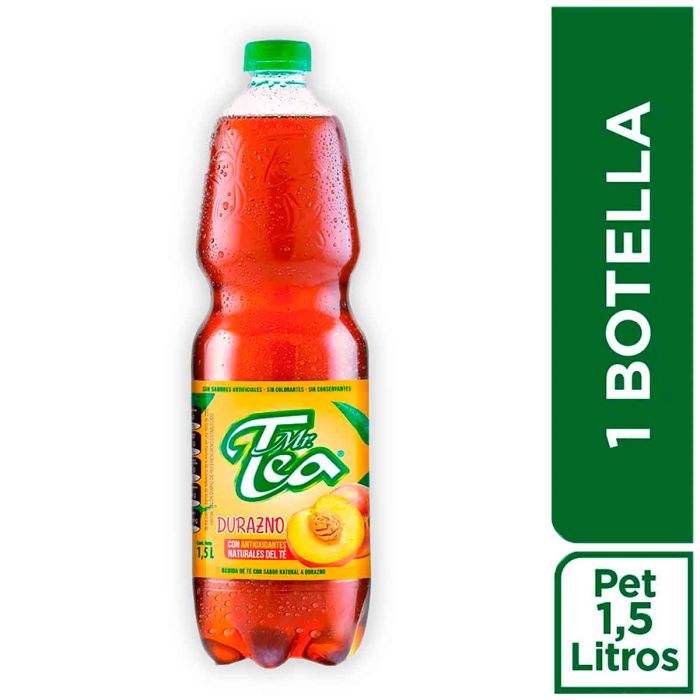 Bebida De Té Mr Tea Sabor A Durazno Pet x 1500ml - La Vaquita