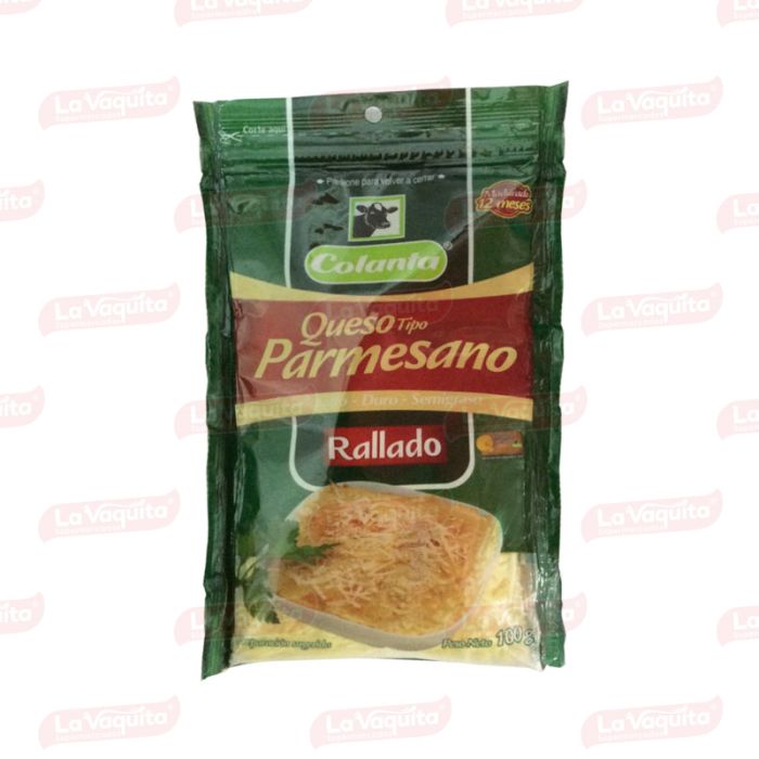 Queso Parmesano Colanta Sobre x 100gr - La Vaquita