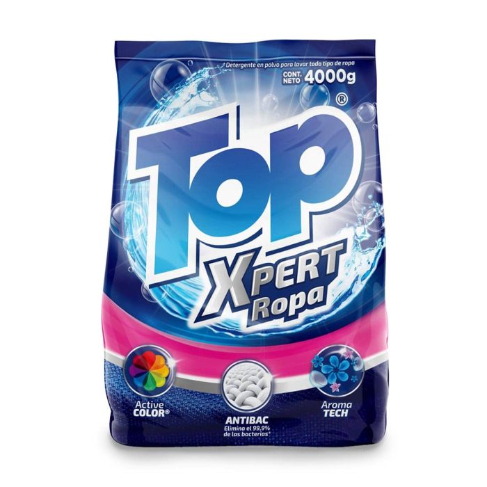 Detergente En Polvo Top Xpert Ropa Color x 4000gr - La Vaquita