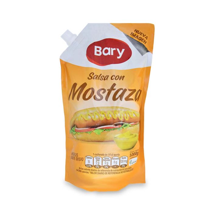 Salsa Con Mostaza Bary Doypack x 1000gr - La Vaquita