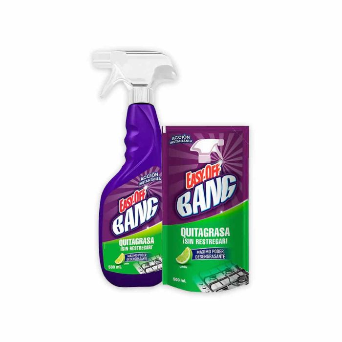 Limpiador Líquido Quitagrasa Easy-Off Bang Aroma Limón Pistola ...