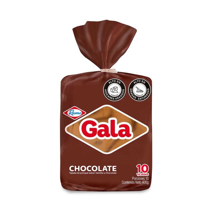 Ponque Bloque Ramo 400g Chocolate - La Vaquita