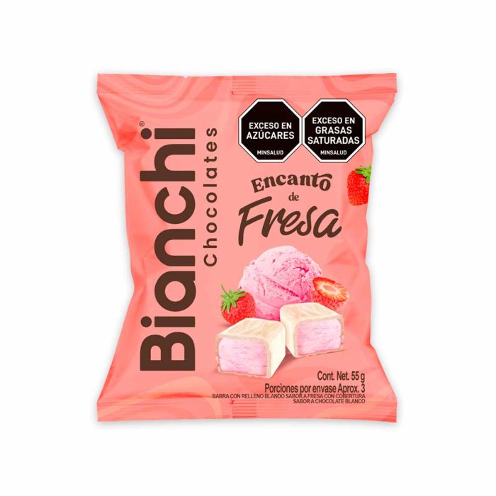 Caramelo Bianchi 55g Encanto De Fresa - La Vaquita