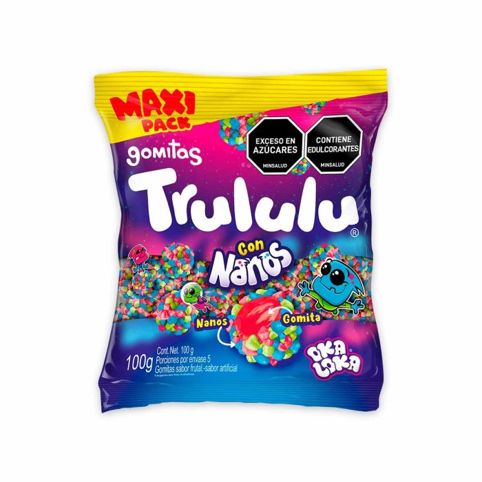 Goma Trululu 100g Con Nanos Maxipack - La Vaquita