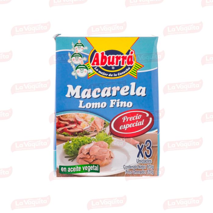 Atun Aburra Macarela 150g 3u Lomo Fino - La Vaquita