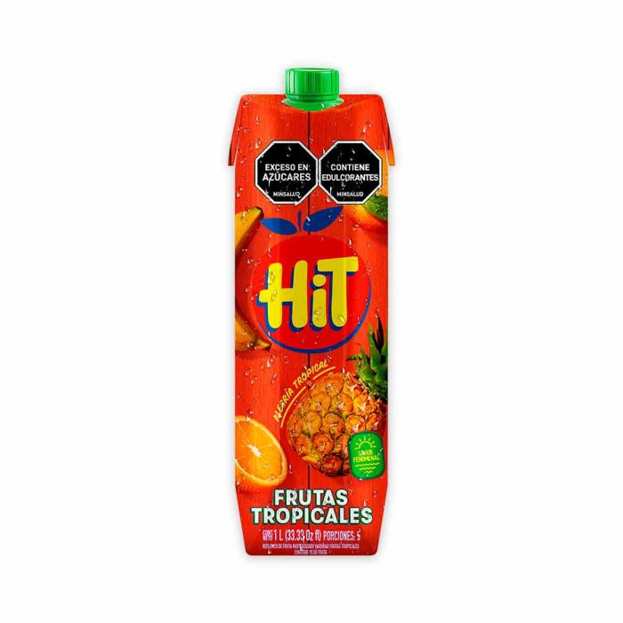 Jugo Hit Sabor A Frutas Tropicales Tetra x 1000ml - La Vaquita