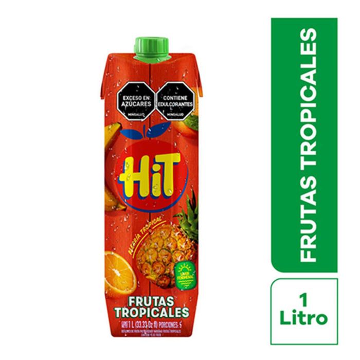 Jugo Hit Sabor A Frutas Tropicales Tetra x 1000ml - La Vaquita