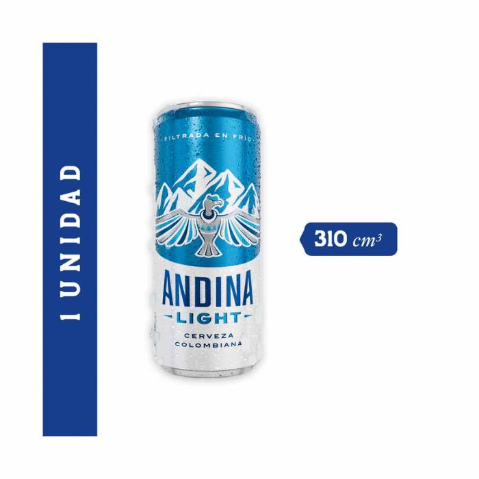 Cerveza Andina Light Lata x 310ml - La Vaquita