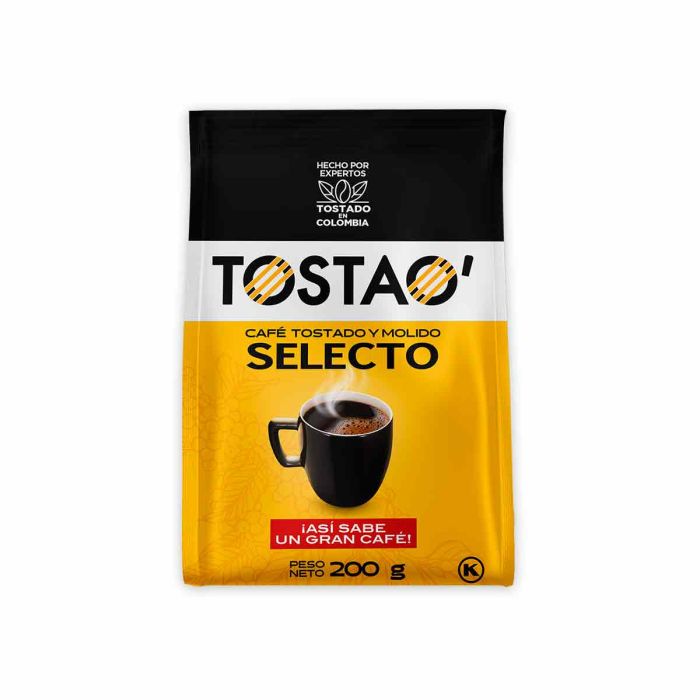 Cafe Tostao 200g Selecto Tostado/molido - La Vaquita