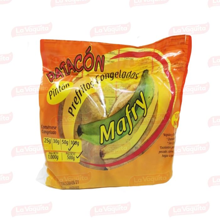Patacón Pintón Mafry Prefritos Congelados x 1000gr x 20 Unidades - La ...